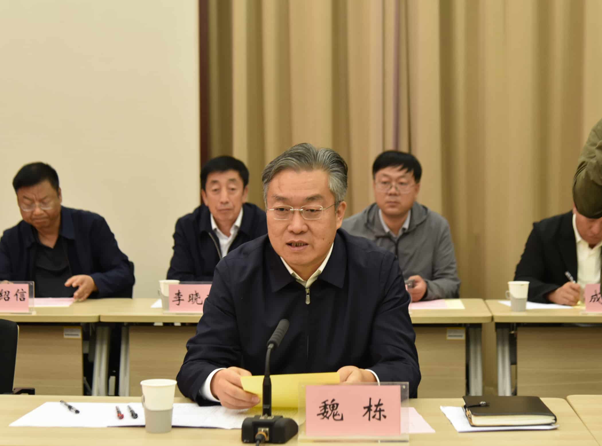 榆社县魏栋县长一行来化学与化工学院调研座谈-太原理工大学化学与化工学院